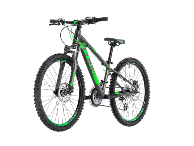 Dětské kolo CUBE KID 240 DISC 2019 grey´n´flashgreen | BIKE-LIFE.cz